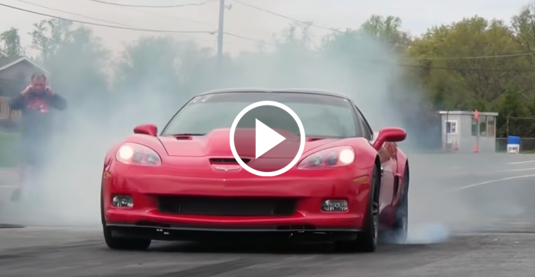 Crowd pleasing supercharged C6 Corvette Z06 looks and sounds all ...