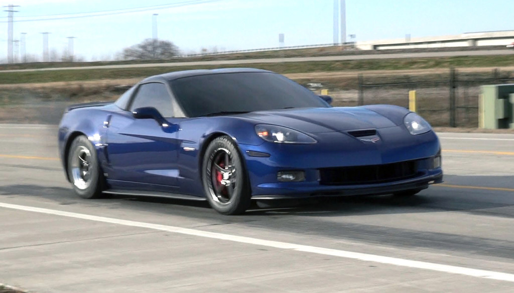 Twin Turbo C6 Corvette Z06 runs 8's on 10lbs of boost - VetteTV