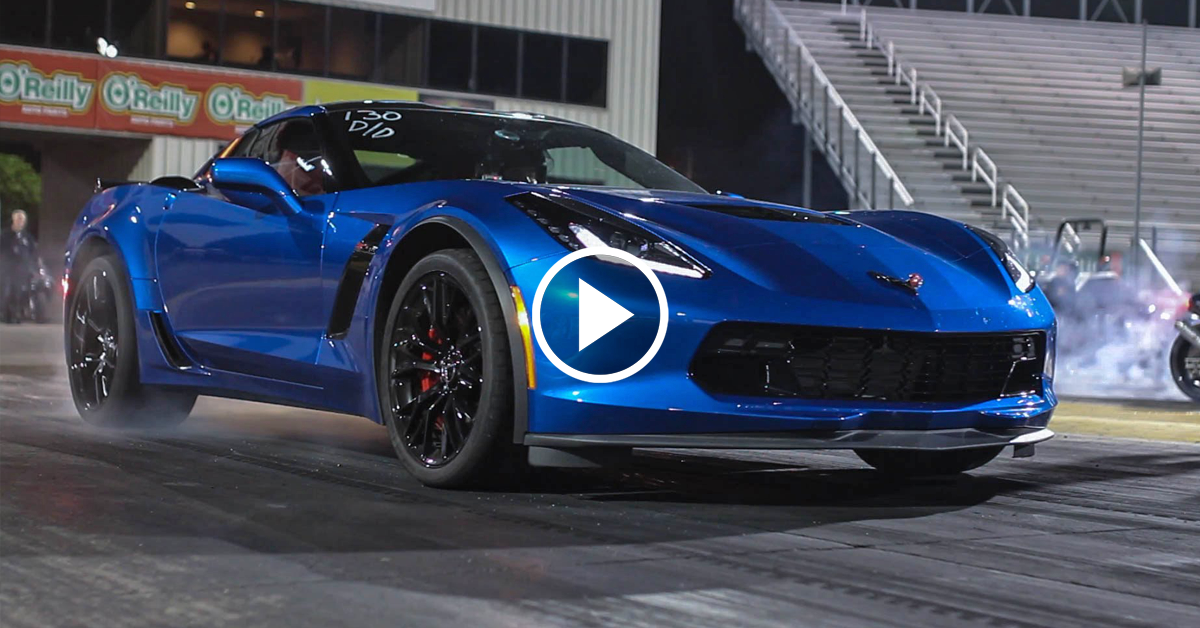 Lady Driven: Stock C7 Corvette Z06 Throws Down 10's All Night Along ...