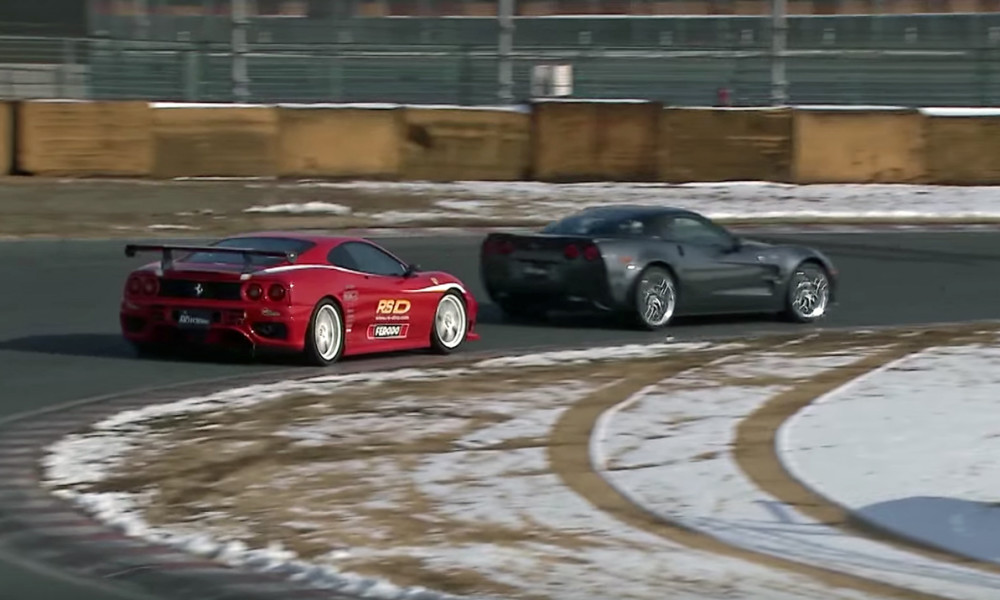 Corvette ZR1 faces a Ferrari 458 and Honda NSX-R - VetteTV