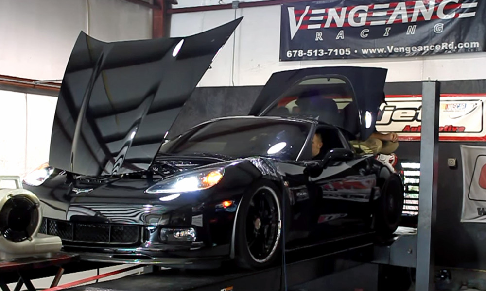 Twin-turbo Z06 lays down over 1,300 horsepower - VetteTV