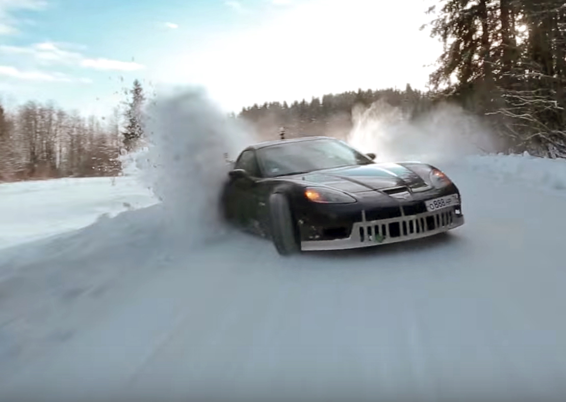 Crazy winter drift, Russia - VetteTV