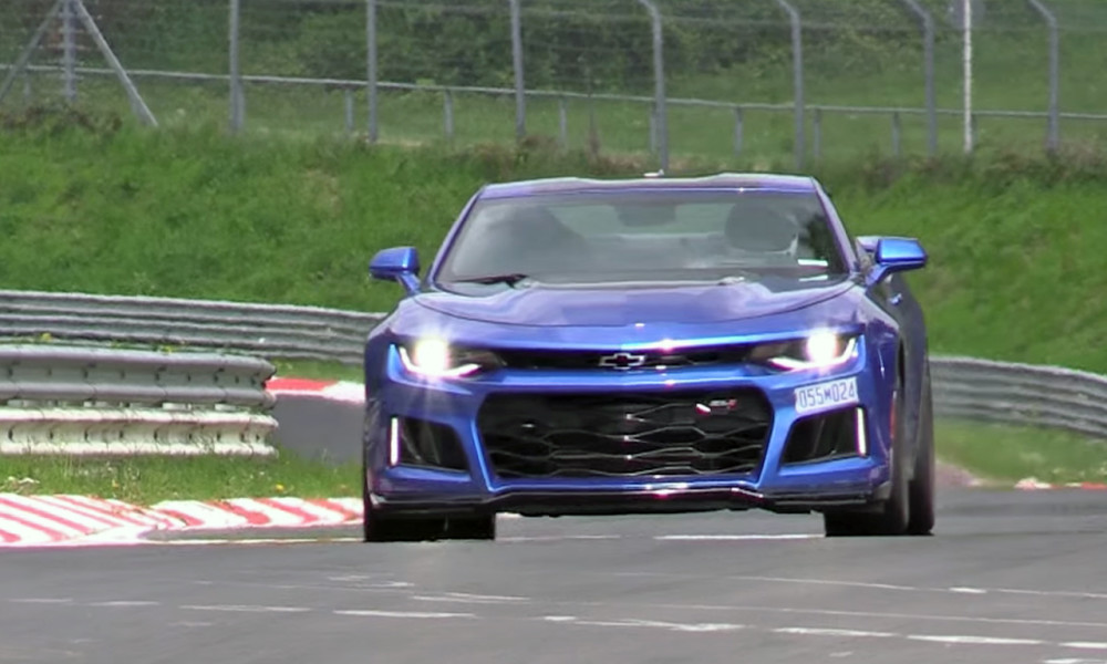 Production Ready 2017 Camaro ZL1 Duo Filmed at The Nurburgring - VetteTV