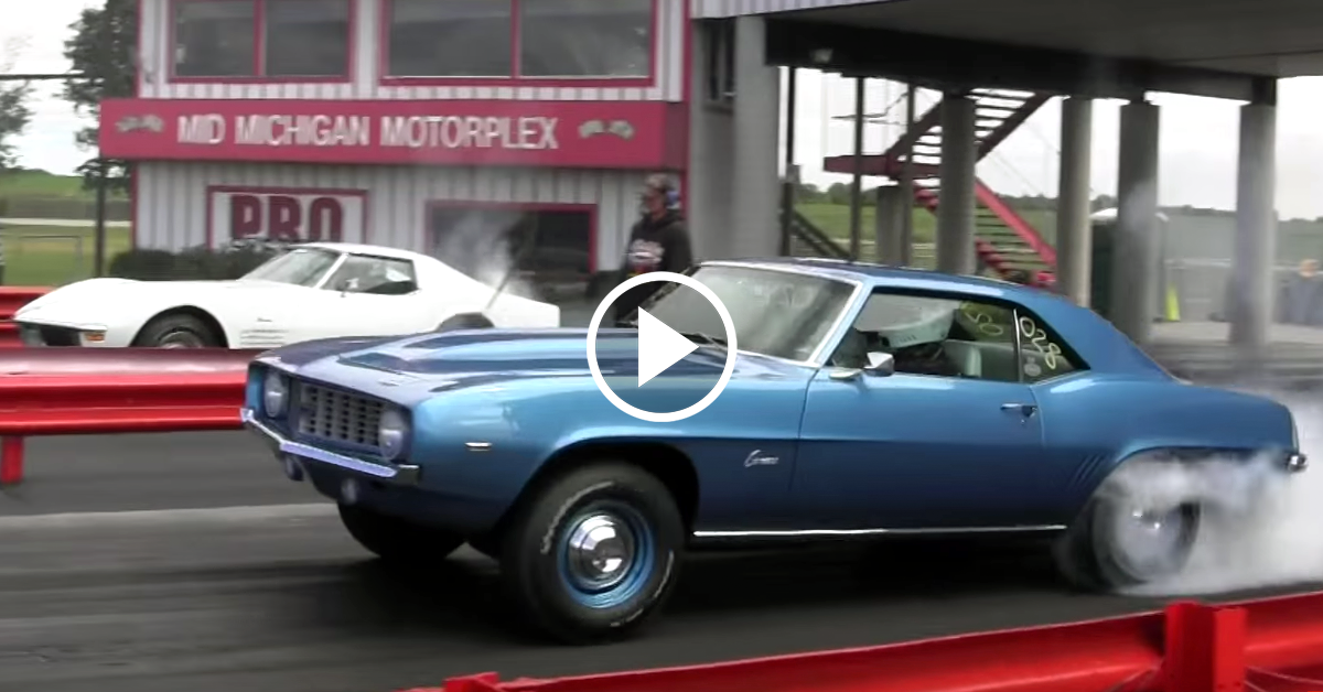 1969 Camaro ZL1 challenges Corvette LS6 at the srtip - VetteTV